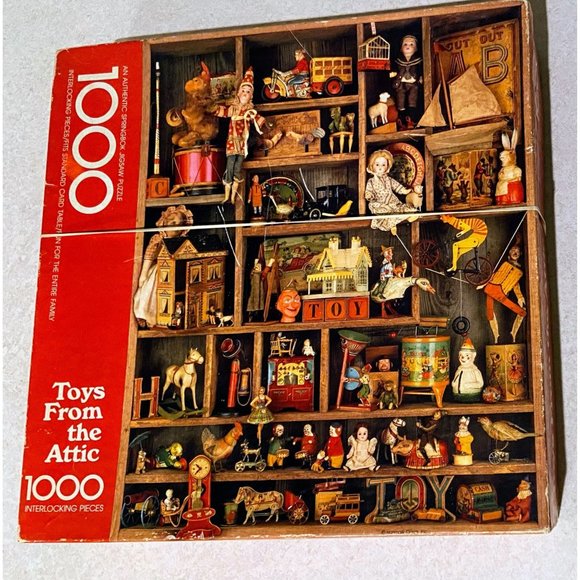 Springbok | Toys | Vintage Springbok Toys From The Attic Puzzle 00 ...
